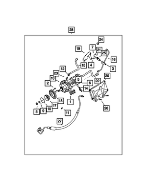 2019-2020 Ram Fuel Injection Pump Adapter 68573989AA | Mopar eStore
