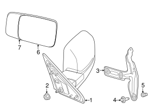 68067729AA - Glass - 2010-2022 Mopar | Mopar Parts Canada