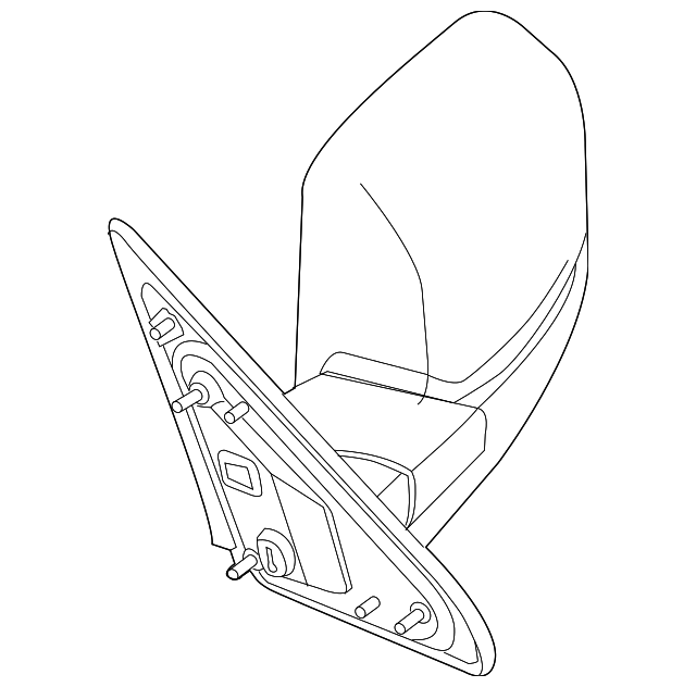 2013-2020 Ram Mirror Assembly 68412768AC | TascaParts.com