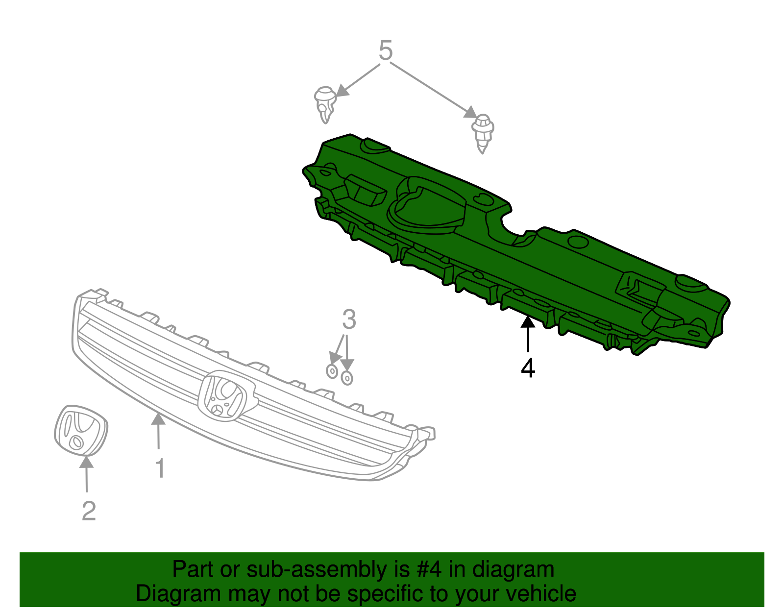 2001-2003 Honda Civic Cover 71122-S5A-003 | OEM Parts Online