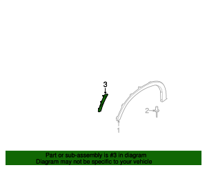 63-21-5-A3C-B62 - Side marker reflector right AutoNation Parts