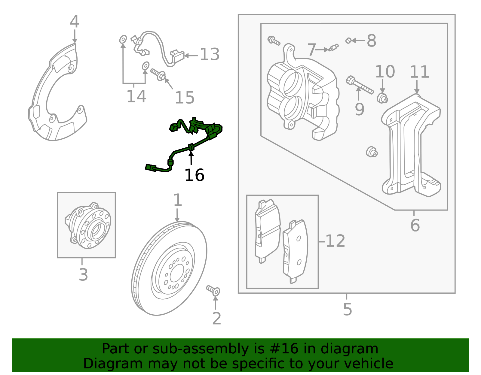 Genuine Front Speed Sensor for 2021-2025 Genesis GV80 | Part# 58940 ...