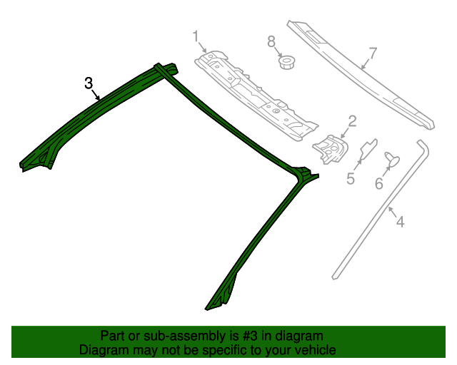 205-630-47-04 - Sealing Frame 2019-2020 Mercedes-Benz | Mercedes-Benz ...