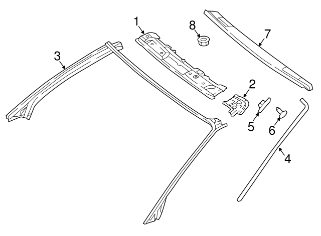 205-630-47-04 - Sealing Frame 2019-2020 Mercedes-Benz | Mercedes-Benz ...