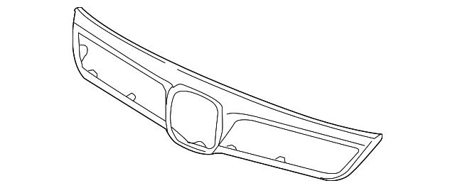 71125-T3Z-A01 - Molding Front Grille (Upper) - 2014 2015 Honda Accord ...