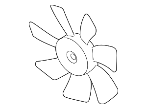 2008-2023 Mitsubishi Fan Blade 1355A095 | MitsubishiParts.com