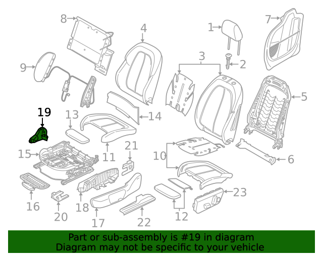 Genuine BMW 52-10-7-351-921 | Inner Finish Panel | FREE Shipping on ...