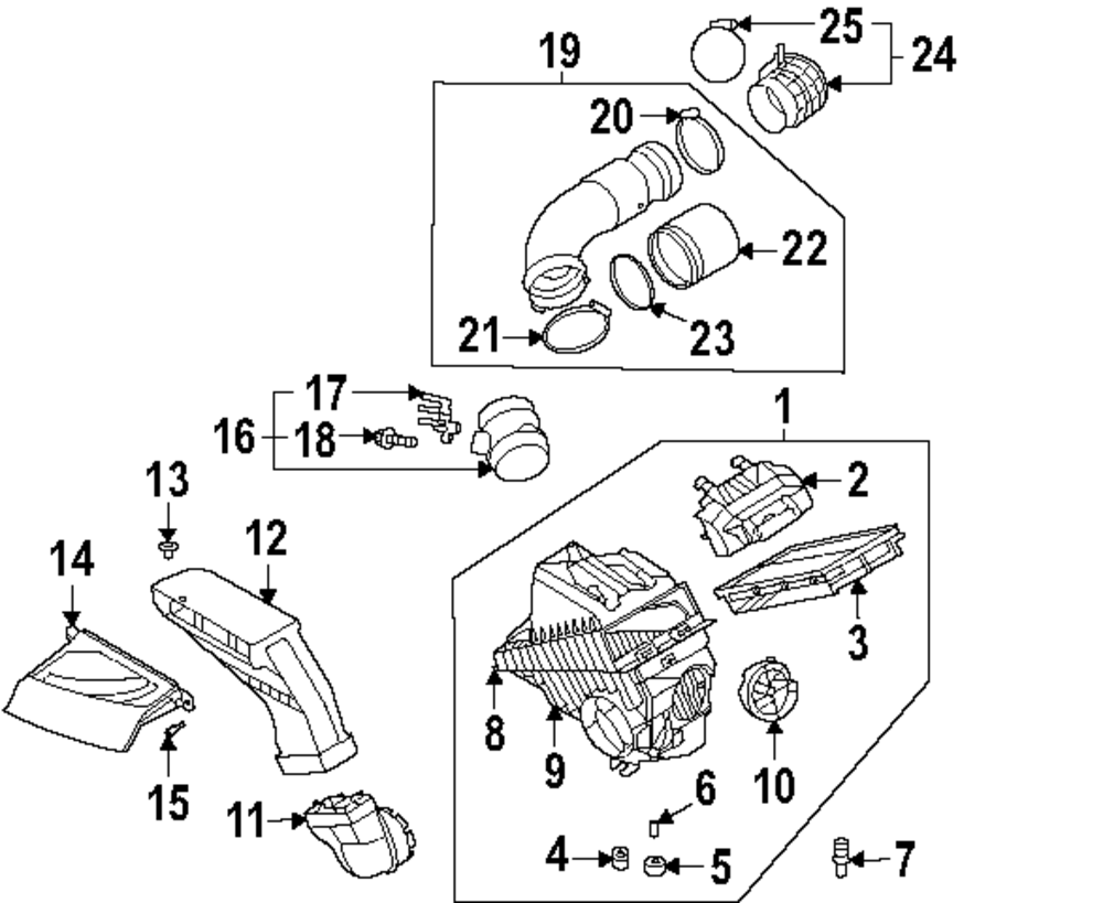 28213-R6000 - Engine Air Intake Hose Debris Screen 2024-2025 Hyundai ...
