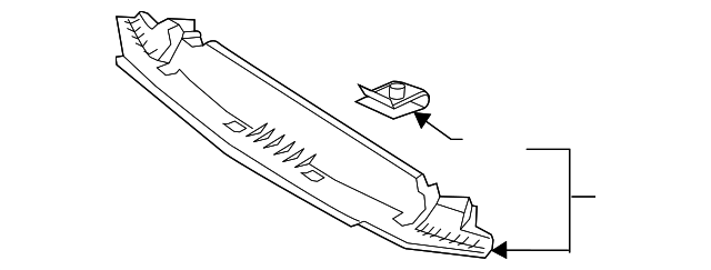 53113-WB001 - Lower Deflector - 2016-2020 Toyota | OEM Genuine Toyota Parts