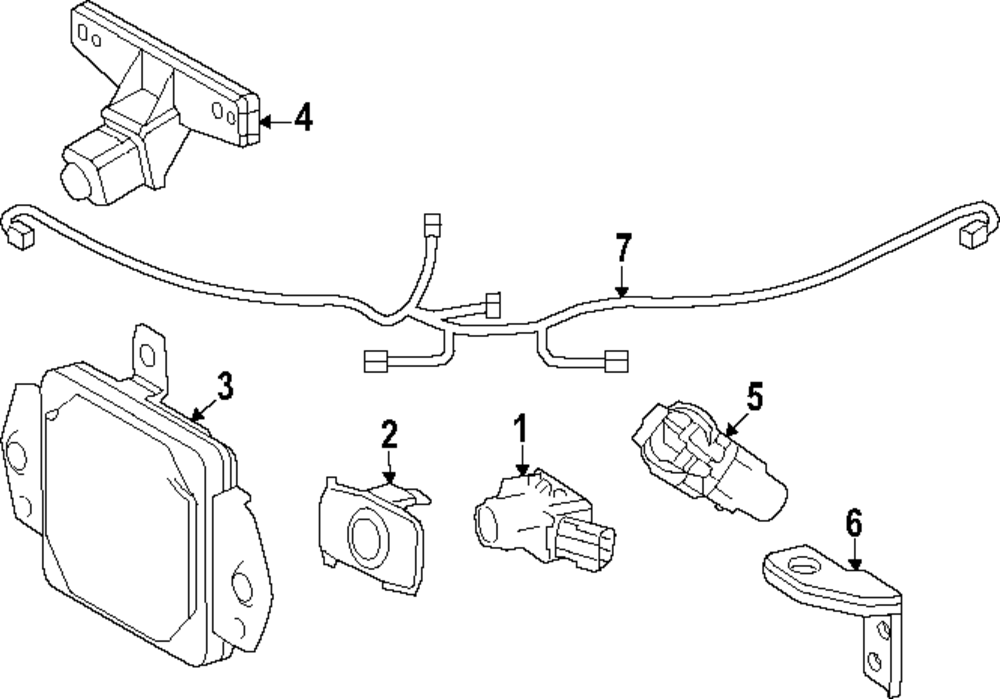 2024 Toyota Tacoma Front Camera 86790-AK020 | OEM Parts Online