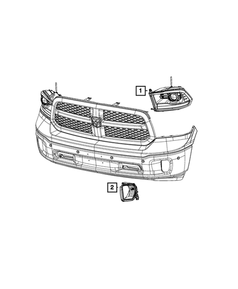 Lamps, Interior and Exterior for 2020 Ram 1500 Classic | Mopar Auto ...