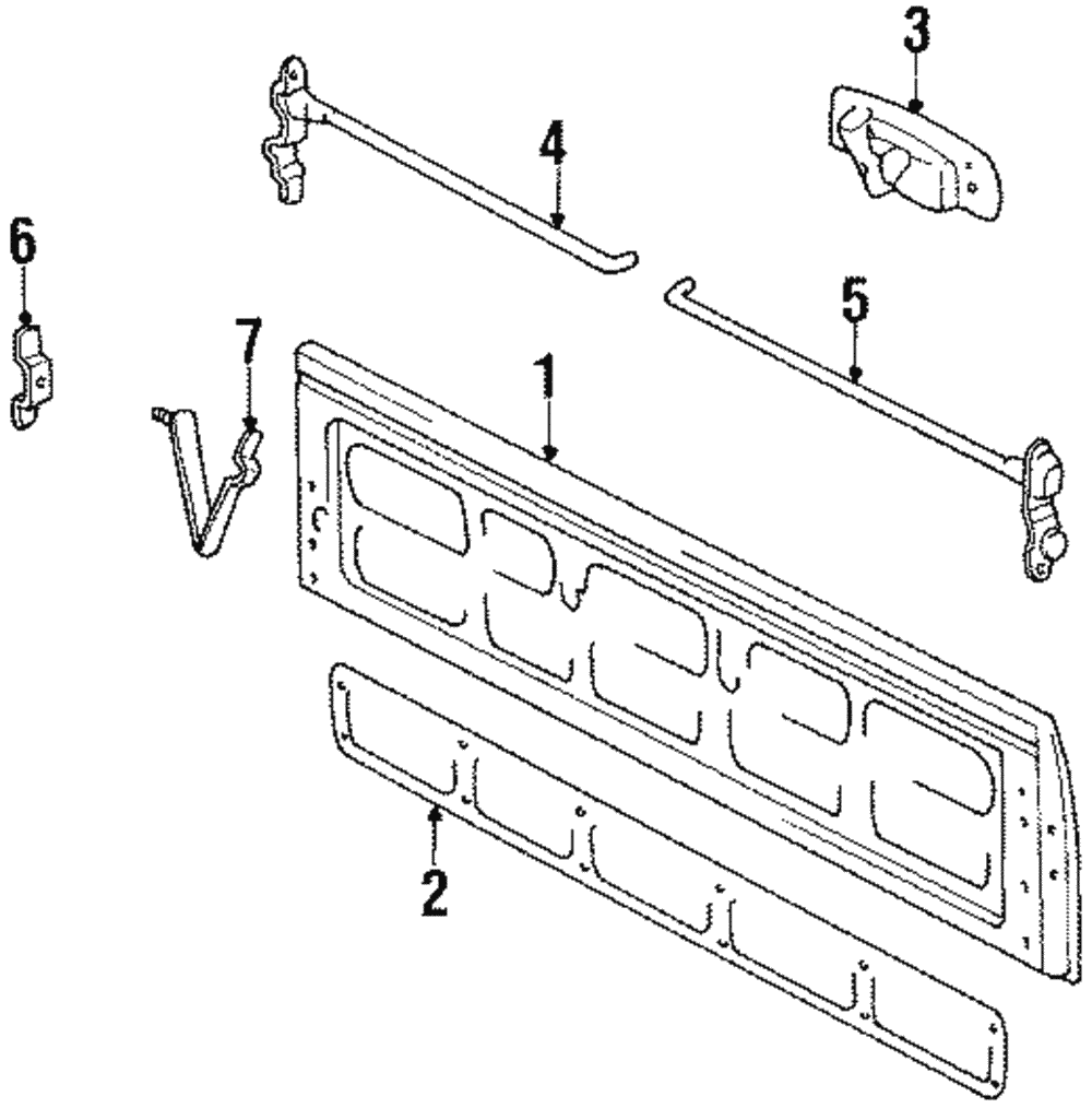 1992-1995 Toyota Pickup Striker 65768-35010 | Toyota Parts Center