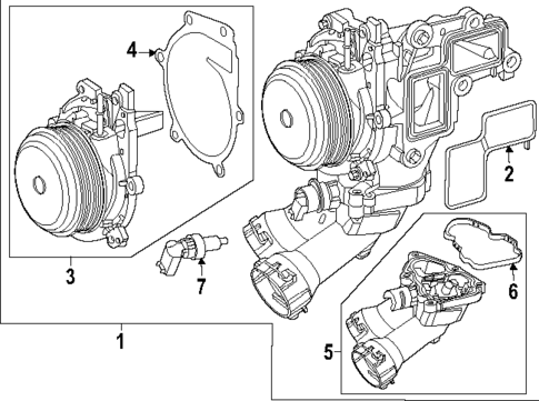 Water Pump for 2023 Mercedes-Benz Sprinter 2500 | Mercedes-Benz USA Parts