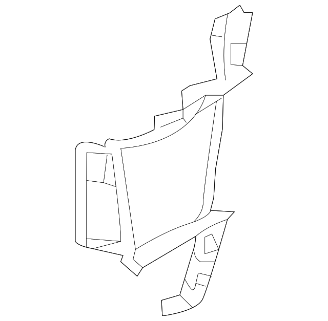 2020-2023 Audi A6 allroad Inner Duct 4K0-121-763-J | Genuine Audi Parts