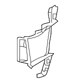 2020-2023 Audi A6 allroad Inner Duct 4K0-121-763-J | Genuine Audi Parts