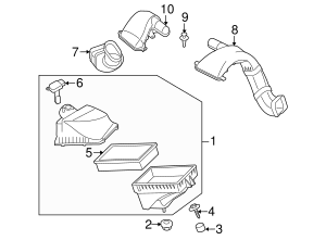 C2Z1689 - Intake Tube 2009-2015 Jaguar | Land Leaping Genuine British Parts