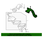 C2Z1689 - Intake Tube 2009-2015 Jaguar | Land Leaping Genuine British Parts