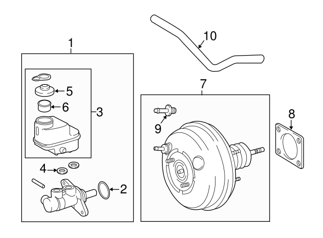 47201-04170 - Brake Master Cylinder 2009-2023 Toyota Tacoma ...