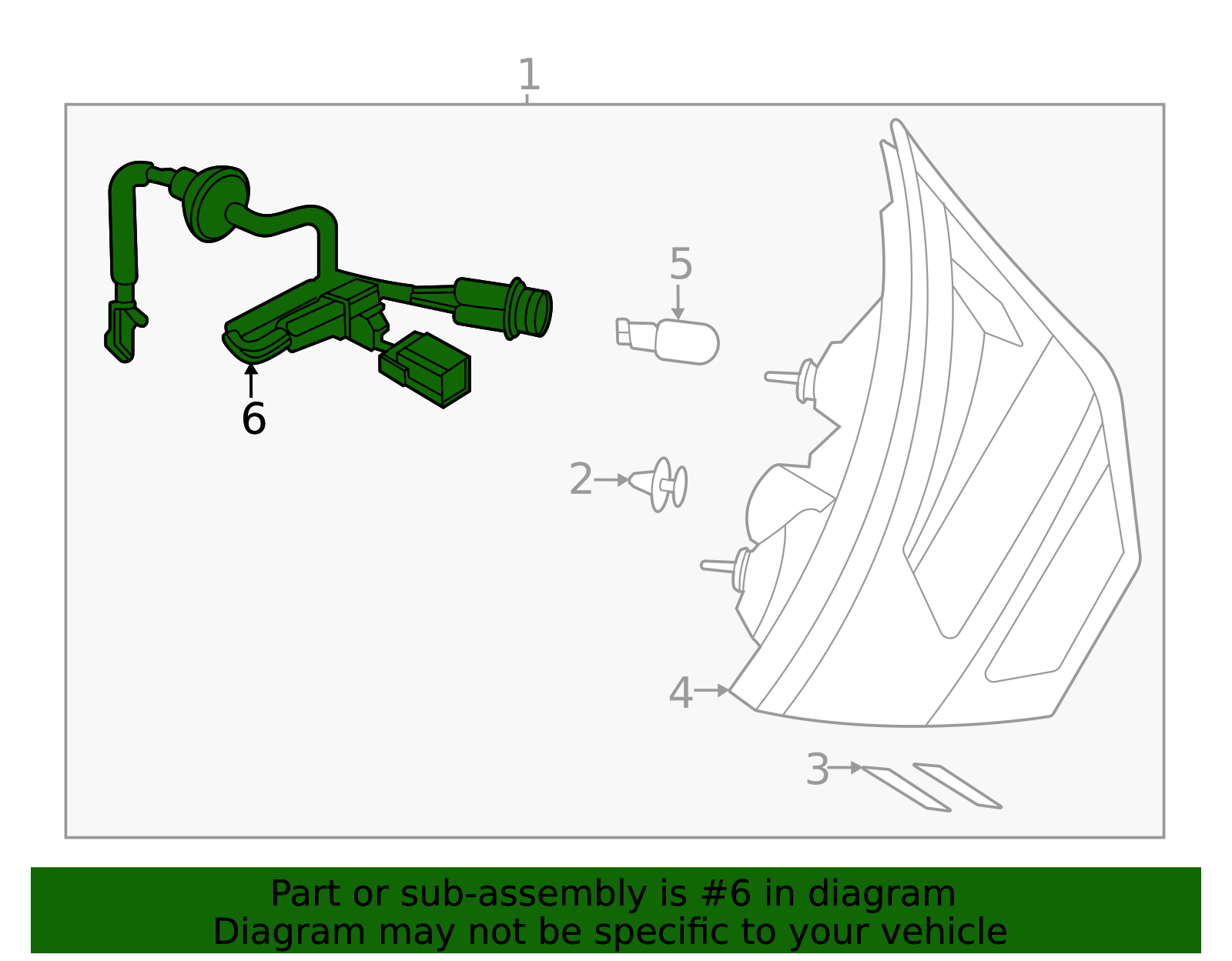 2021-2025 Nissan Rogue Socket & Wire 26551-6RR1A | My Nissan Part