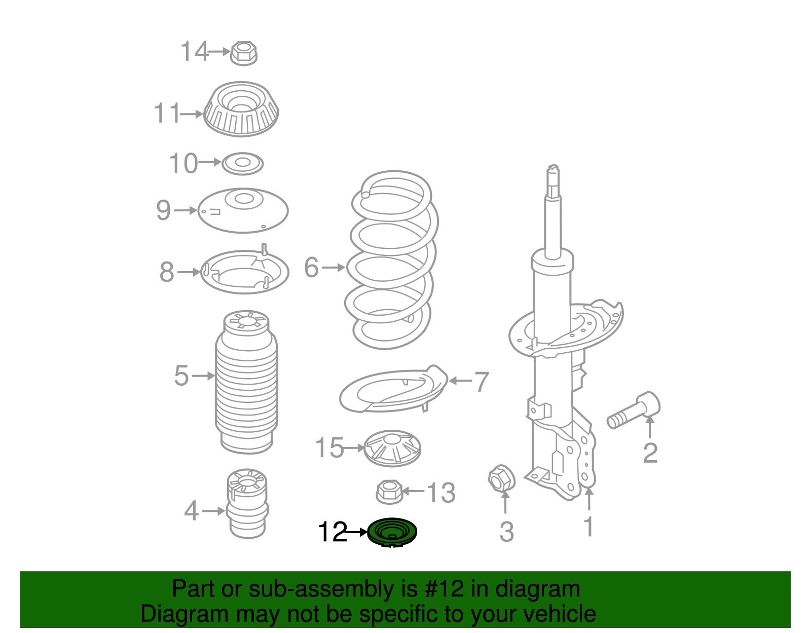 54627-2K000 - Dust Cap 2010-2017 Kia | Kia.Parts Store