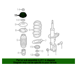 54611-1W000 - Strut Mount 2012-2017 Kia Rio | Kia.Parts Store