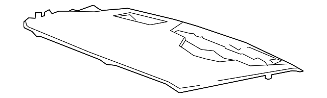 2017-2024 Cadillac Maple Sugar Instrument Panel Instrument Cluster Hood ...