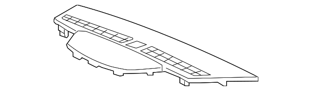 84138166 - Jet Black Instrument Panel Extension 2017-2024 Cadillac ...