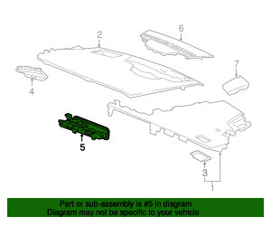 2017-2025 Cadillac Center Instrument Panel Air Outlet 84095203 GM ...