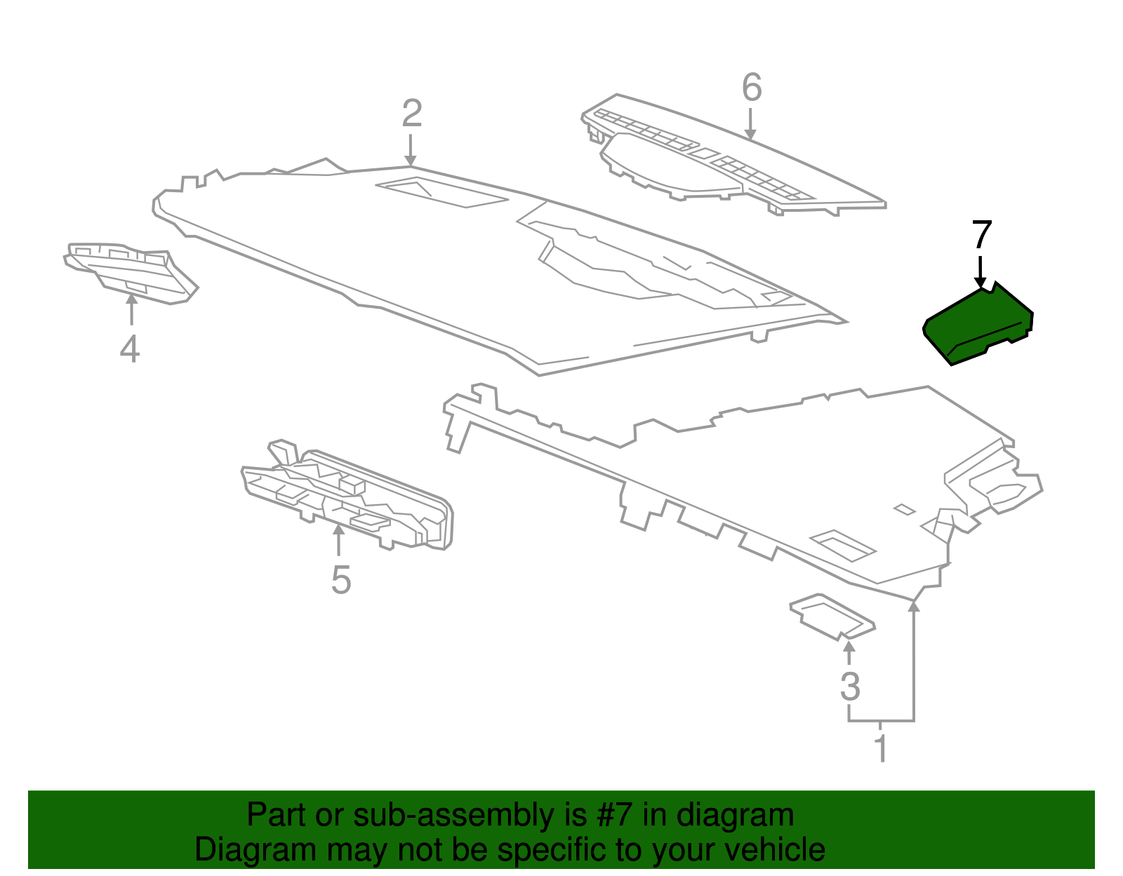 84138149 - Jet Black Driver Side Front Speaker Grille 2018-2025 ...