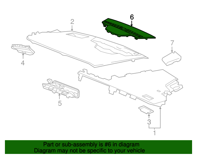 2017-2020 Cadillac Defroster Panel 84138167 | GMPartsDirect.com