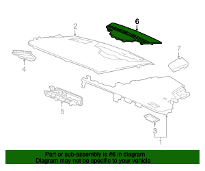 84138166 - Jet Black Instrument Panel Extension 2017-2024 Cadillac ...