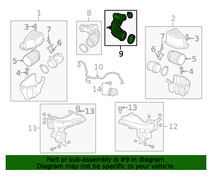 2019-2020 Cadillac CT6 F Duct 84406084 | GMPartsDirect.com