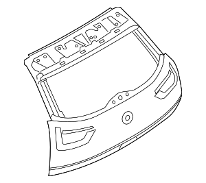 51007377186 - 2018 BMW i3s Lift Gate (51-00-7-377-186) | BMW of South ...