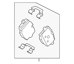 34218847061 - Disc Brake Pad Set Rear (34-21-8-847-061) | BMW of South ...