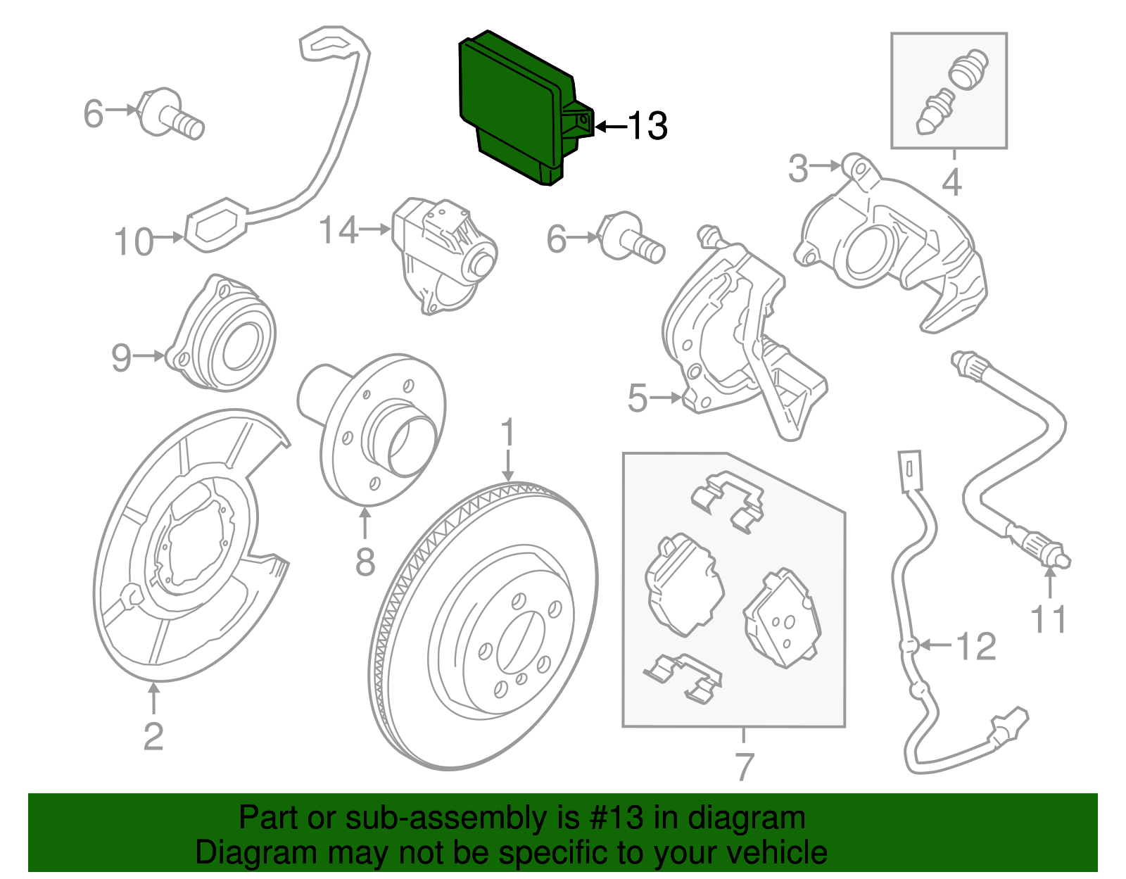 34436887358 - 2011-2019 BMW Control Unit EMF (34-43-6-887-358) | BMW of ...