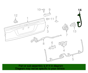 65706-60032 - Check Cable - 2008-2021 Toyota Land Cruiser | Lithia ...