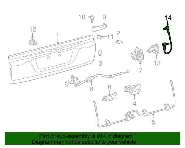 65706-60032 - Check Cable - 2008-2021 Toyota Land Cruiser | Lithia ...