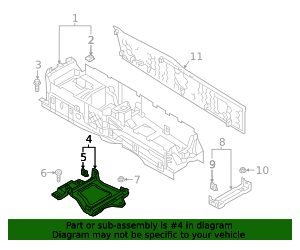 4N4-864-851 - Mount Plate 2019-2024 Audi | Audi OEM Parts