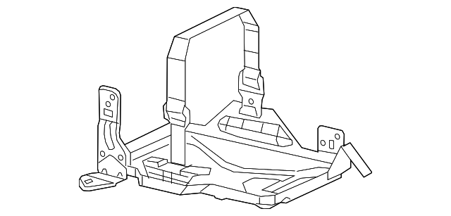 2018-2020 Fiat 500L Battery Tray 68385354AA | TascaParts.com