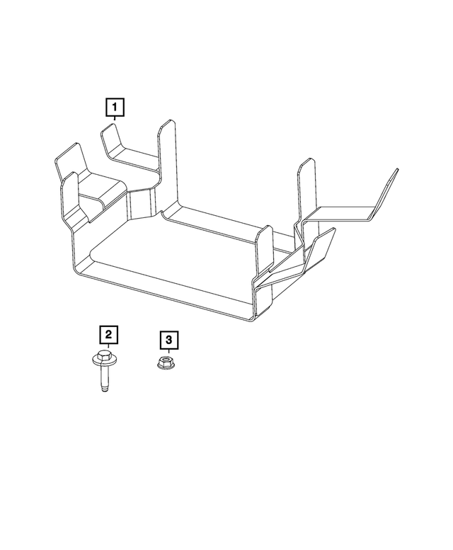 2022 Jeep Grand Cherokee Power Distribution Center Bracket 68455241AA ...
