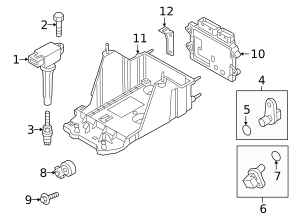 PAH9-18-881 - Engine Control Module (ECM) - 2019-2024 Mazda 3 | Mazda ...