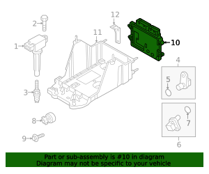 PAH9-18-881 - Engine Control Module (ECM) - 2019-2024 Mazda 3 | Mazda ...