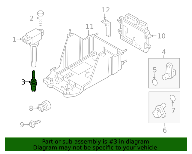 2012-2024 Mazda Spark Plug PE5R-18-110A | OEM Parts Online