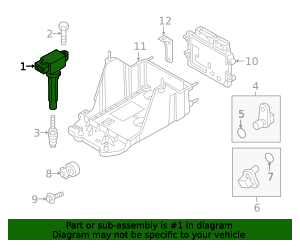 2018-2021 Mazda Ignition Coil PYFS-18-100 | RealMazdaParts.com