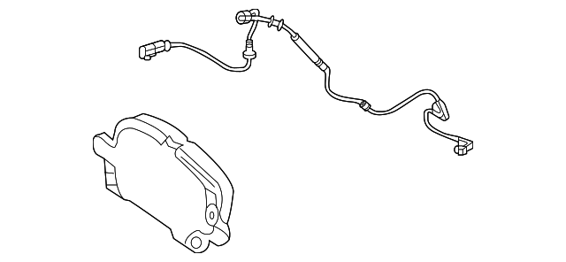 2021-2022 Cadillac CT4 Front Disc Brake Pad Set with Springs and Wear ...