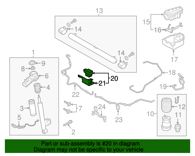31476753 - Suspension Self-Leveling Valve 2017-2024 Volvo ...