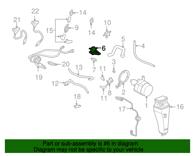 1995-2005 Porsche 911 Secondary Air Injection Solenoid 996-113-257-70 ...