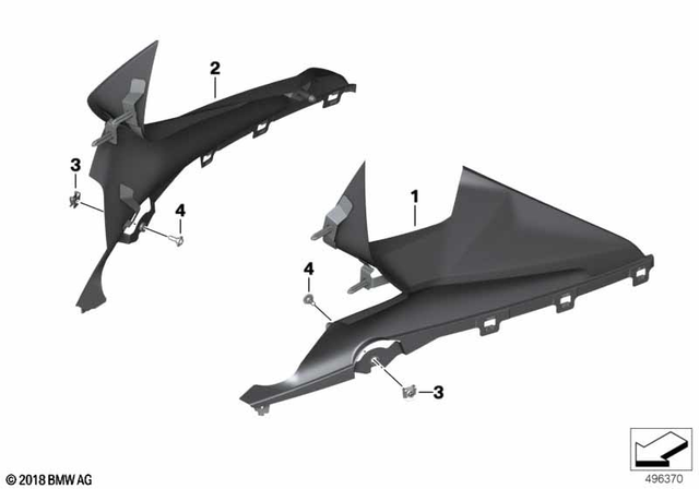 77311667884 - Side Trim Panel Carbon Right 2018-2024 BMW-Motorrad | BMW ...