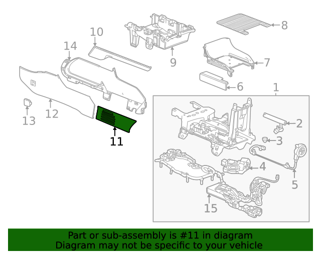 2021-2022 GM Access Cover 84265932 | GMPartsDirect.com