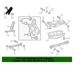 2013-2019 Cadillac Rear Suspension Upper Trailing Link 23214245 GM ...
